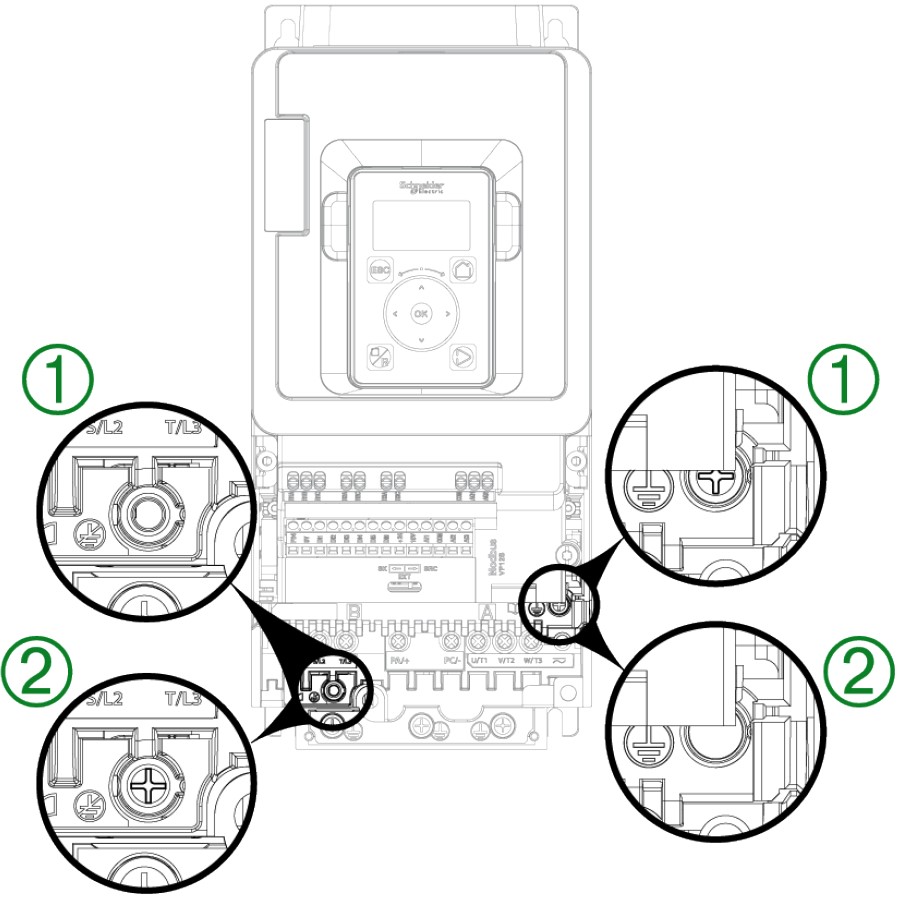 ATV610变频器如何断开内置EMC滤波器？ | 施耐德电气 China