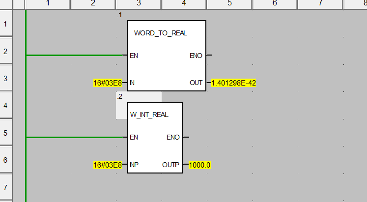 Control Expert 使用WORD_TO_REAL将WORD类型的数据转换为REAL时转换的值不对如何处理？ | 施耐德电气 China